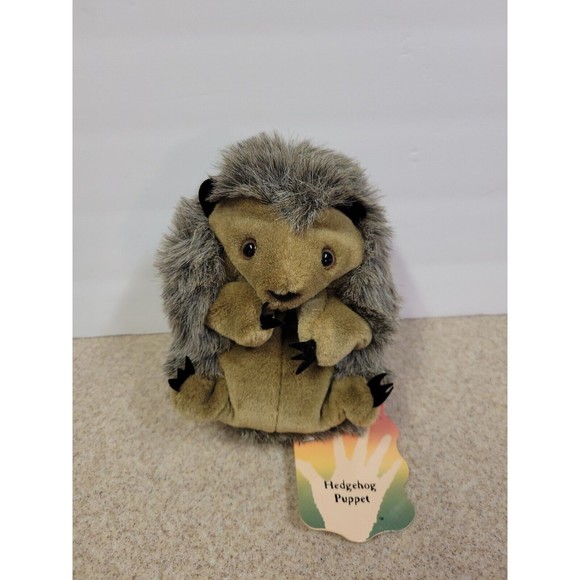 Toys | Folkmanis Hedgehog Hand Puppet Nwt Plush Stuffed Animal | Poshmark